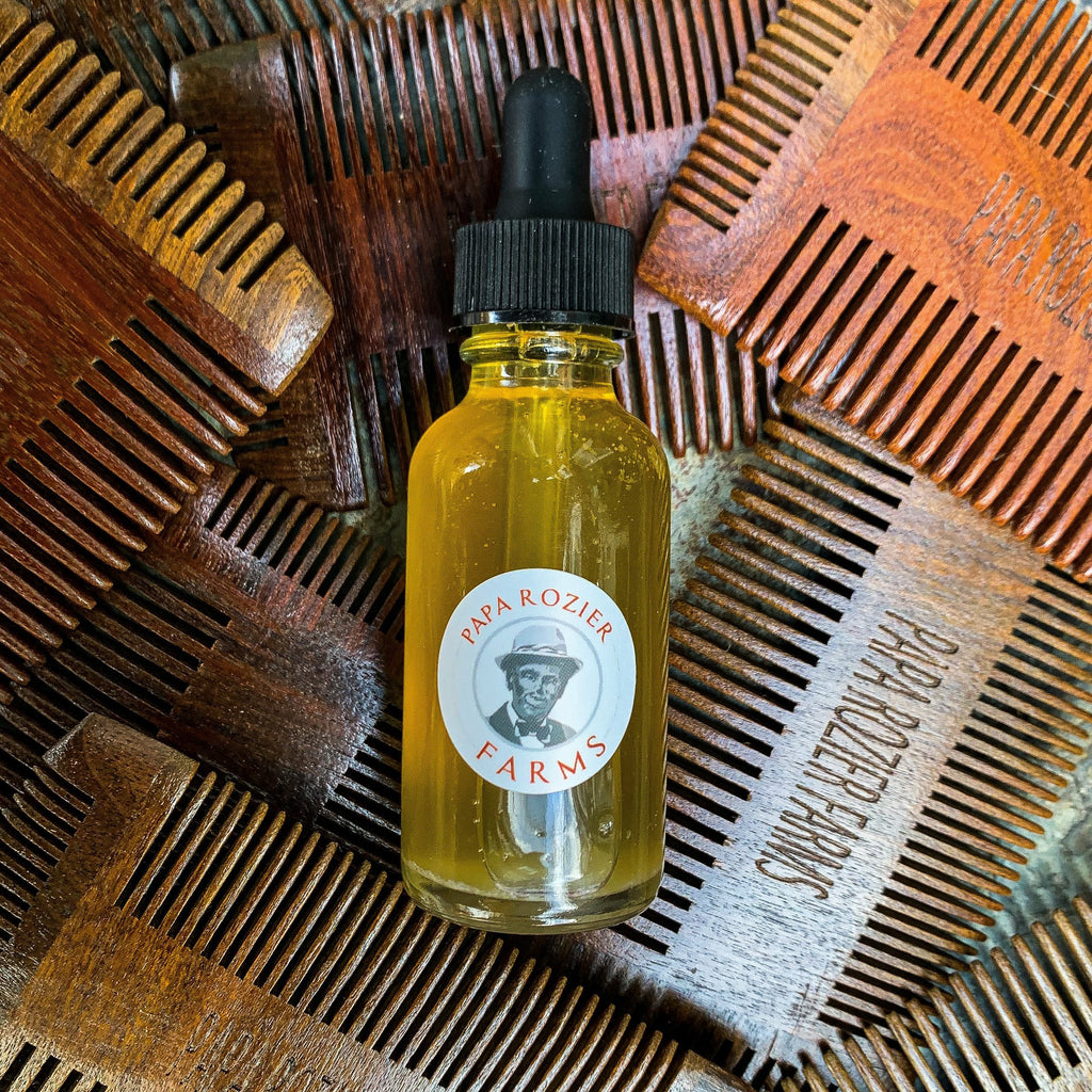 Natural Skin, Beard & Mustache Oil – Papa Rozier Farms
